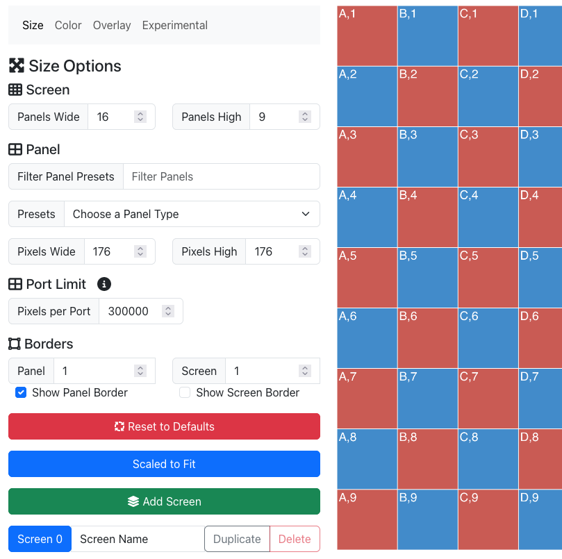 blinking things - tools for LED screens
